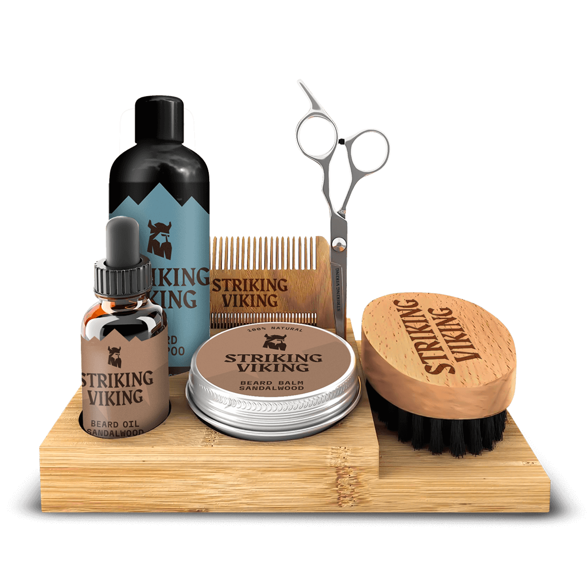 Beard Kit with Caddy - Complete Grooming Set for Men – Striking Viking