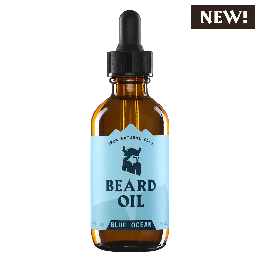 Beard Oil Blue Ocean | All-Natural & Organic | Striking Viking