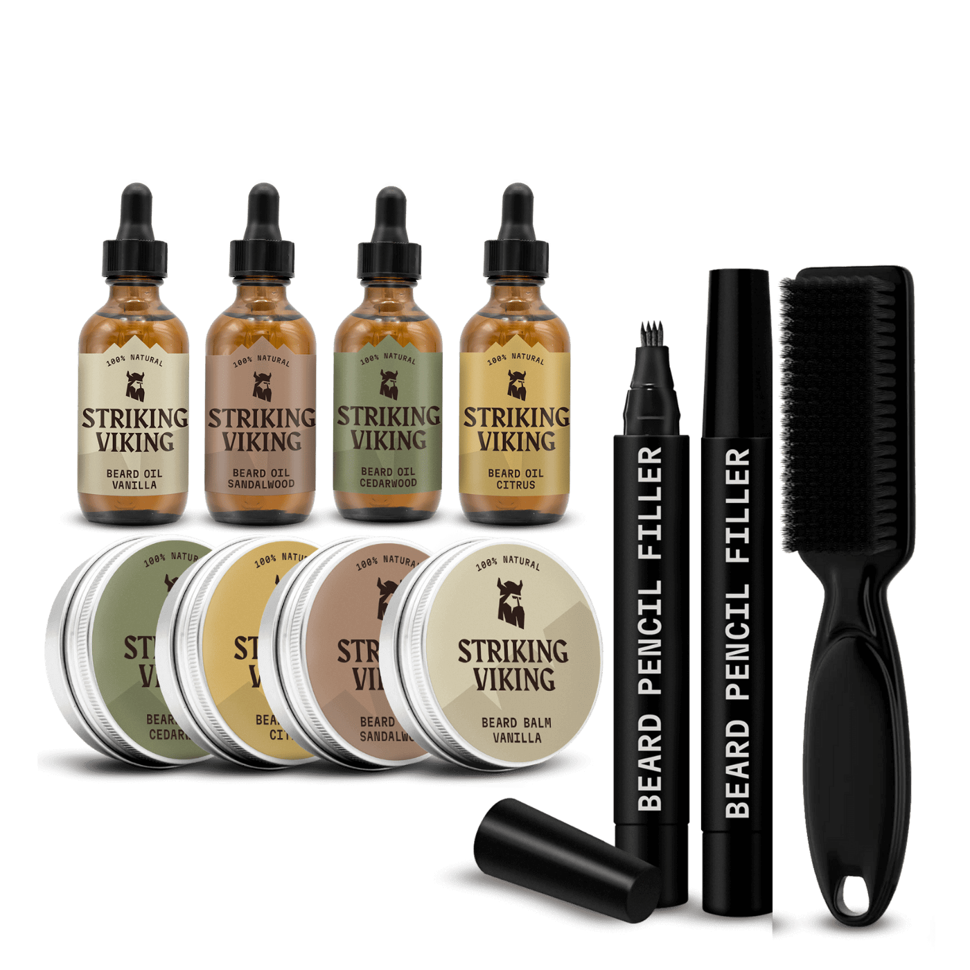 The Battle-Ready Beard Kit | Complete Grooming Set | Striking Viking